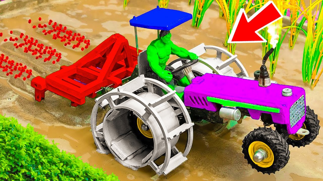 Simple and effective diy tractor plough machine project for agriculture ...