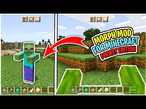 Morph mod for Minecraft pocket edition || with all mobs powers ...