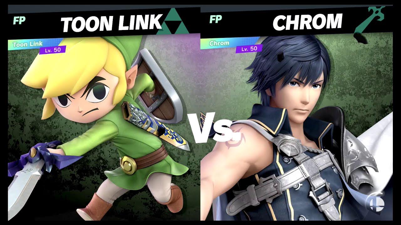 Super Smash Bros Ultimate Amiibo Fights – 6pm Poll Toon Link vs Chrom - YouTube