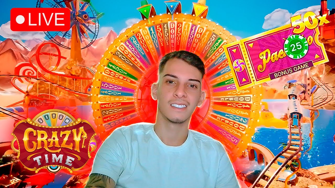 🔴*DOMINGO DE CRAZY TIME AO VIVO - BUSCANDO 1000X * #crazytime #slots ...