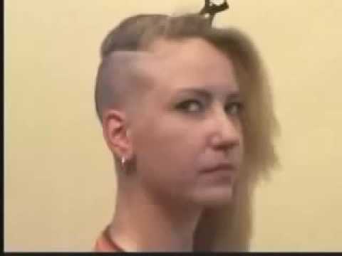 Bald & Bad Girl Series Long blonde hair to an undercut - YouTube