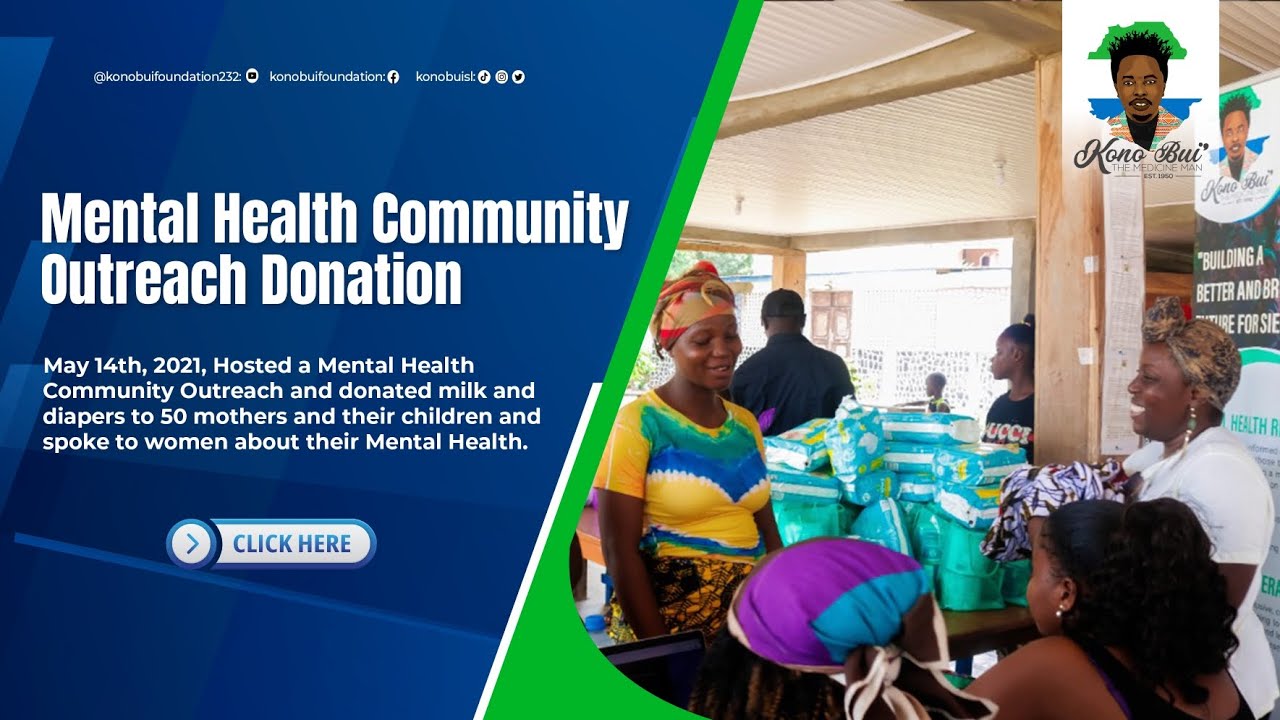 Mental Health Community Outreach Donation May 14th, 2022. - YouTube