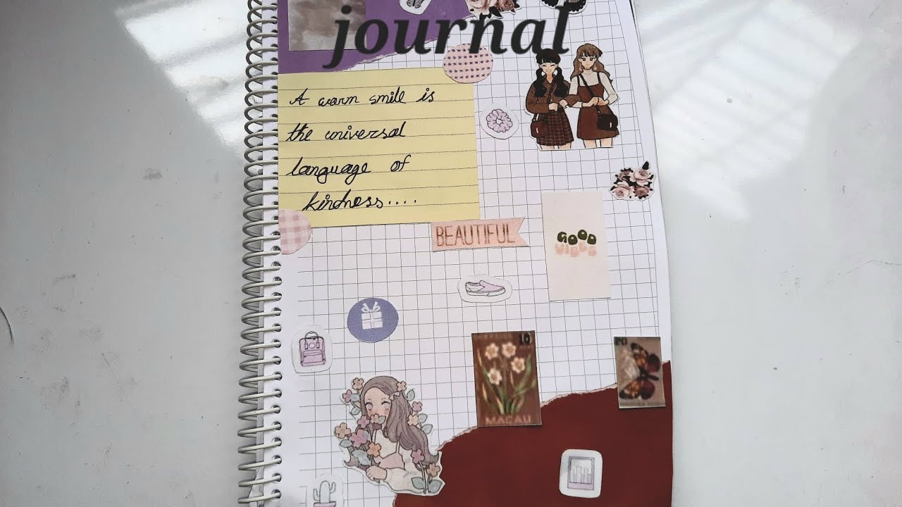 How to make a journal . Easy journal making video #journal #journaling ...