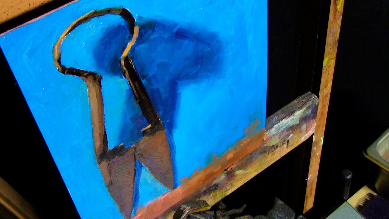 Painting Rusty Metal | Antique Shears Still Life in Oils - YouTube