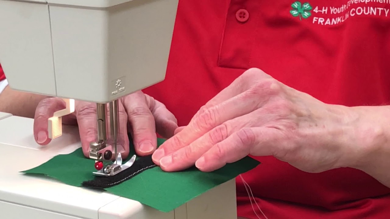 4-H Fidget Quilt Sewing Challenge Adding Velcro - YouTube