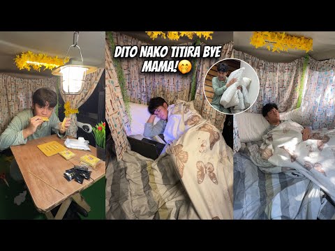 DITO NAKO TITIRA SA BAGO KONG BAHAY(BYE MAMA HAHAHA!!?)