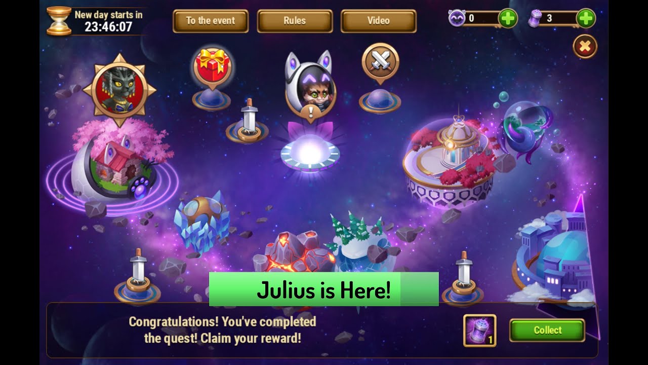 Hero Wars — Interplanetary Travel, Julius Release Event - YouTube