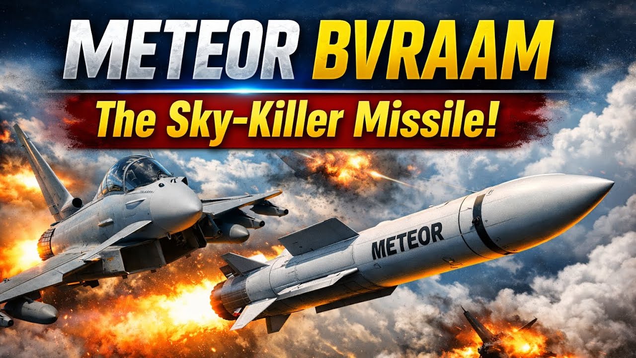 METEOR BVRAAM: The Sky-Killer Missile | Mach 4+ Air-to-Air Weapon ...