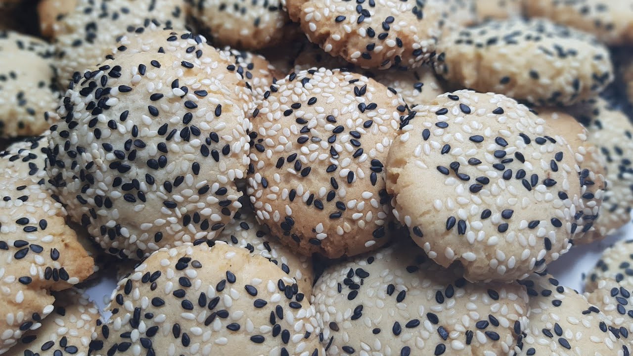 SESAME COOKIES RECIPE - YouTube