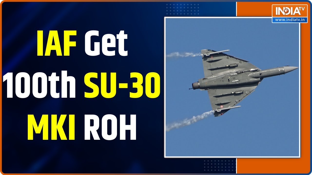 HAL hands over 100th Sukhoi-30 fighter jet To Indian Air Force | 3rd ...