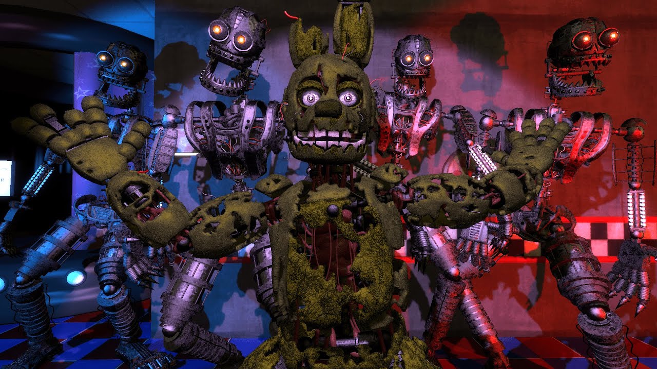 Gmod FNAF | SPRINGTRAP'S ARMY - YouTube