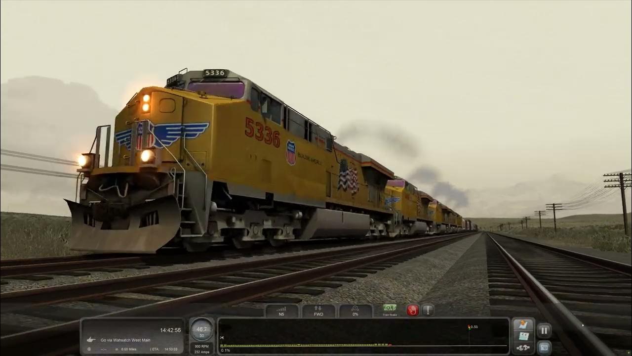 Train Simulator 2022 - [GE ES44AC] - UP 5336 Westbound - Part 6 - 4K UHD - YouTube