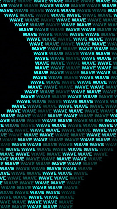 Animated WAVE letters | Ep.19 Processing art tutorial #coding #tutorials #lines - YouTube