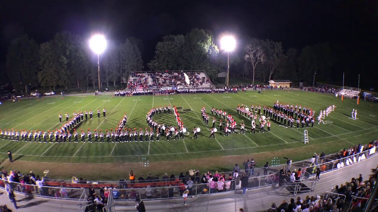 Howland Tiger Marching Band 2018 Halftime Homecoming - YouTube