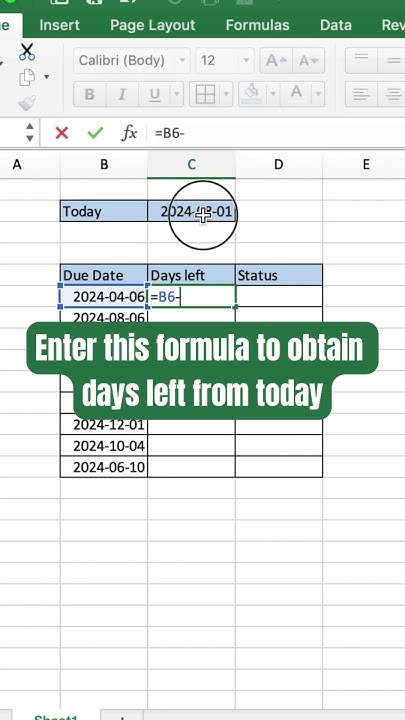I saw my boss entering Days left & Status like this😵#exceltrick #exceltips #work #excel # ...