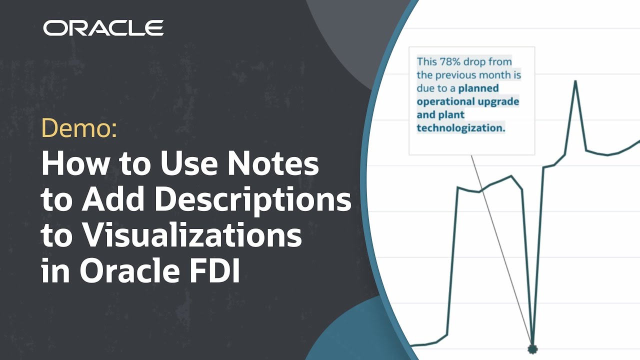 How To Use Notes To Add Descriptions To Visualizations In Oracle Fdi Youtube