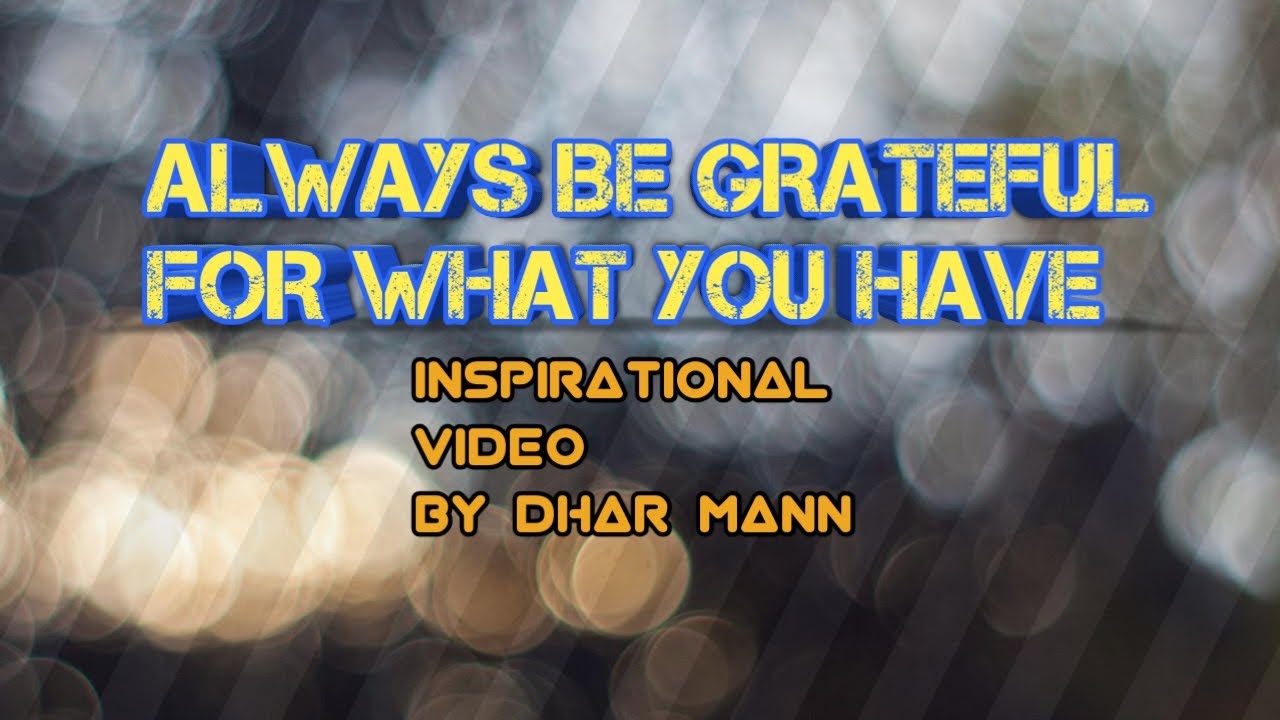 Dhar Mann inspirational Video - YouTube