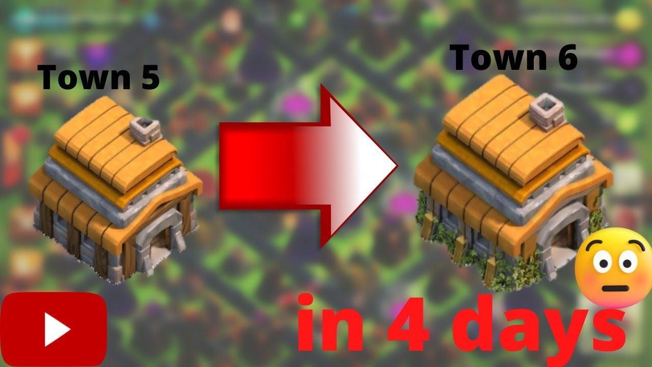 clash of clans town 5 to town6 in 4 days (part 1) - YouTube