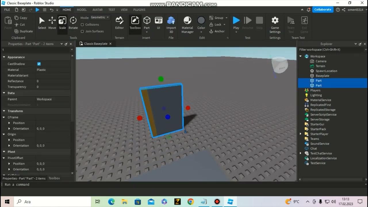 Roblox Studio Dersleri | Animasyonlu Kapi Yapımı - YouTube