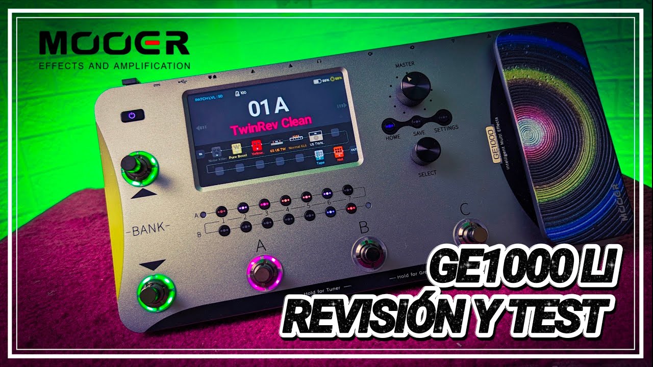 Mooer GE1000 LI - Revisión y Test - YouTube