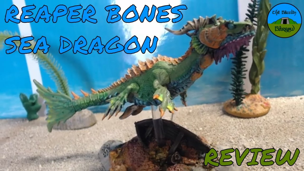 Reaper Bones Sea Dragon Review - YouTube