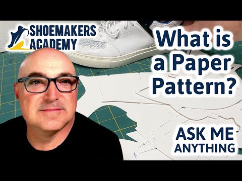 Shoe Paper Pattern Shoemaking DIY - YouTube