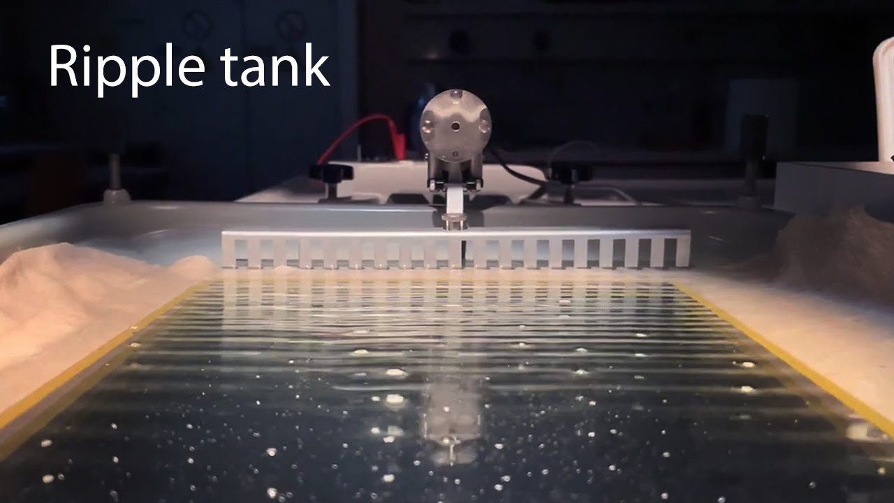 The mesmerizing ripple tank - YouTube