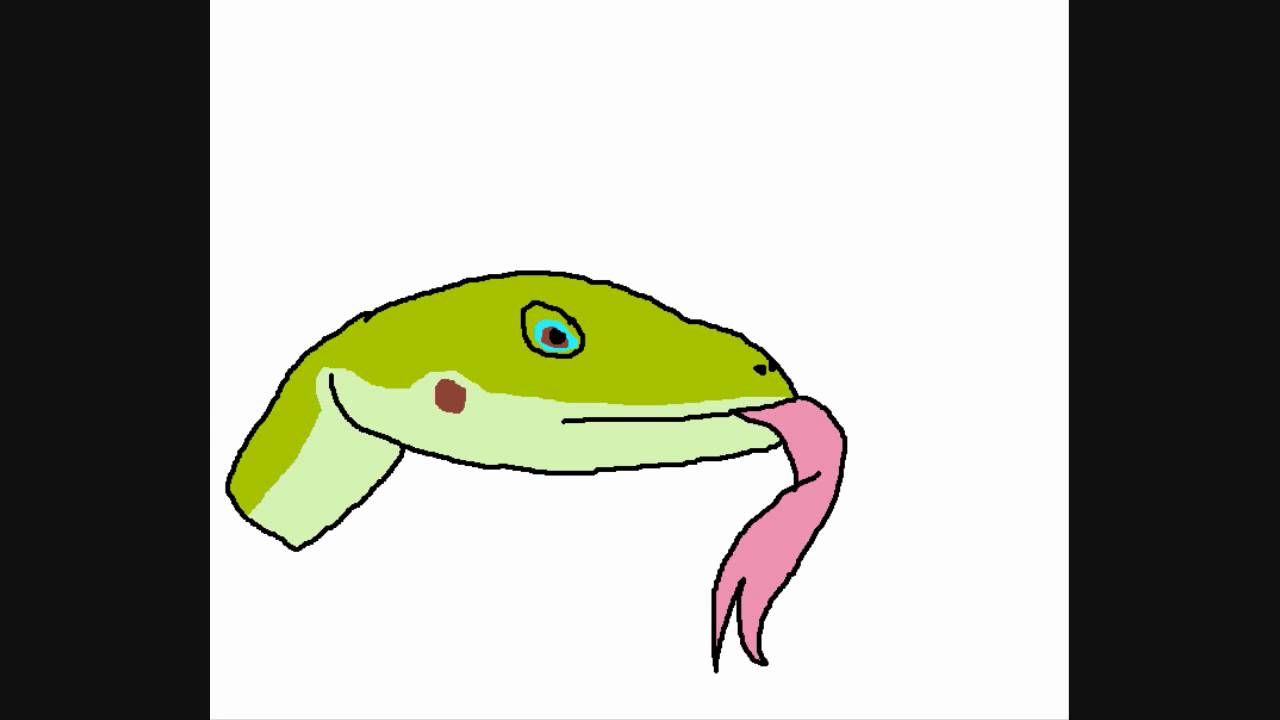 Animation by my sister- Lizard's Tongue - YouTube