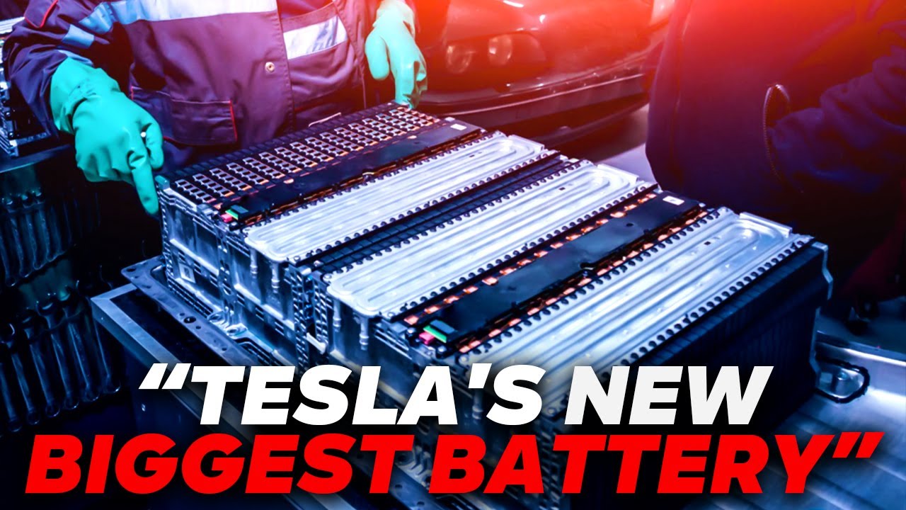 Inside Tesla's BIGGER Battery for NEW Tesla Model 3! - YouTube