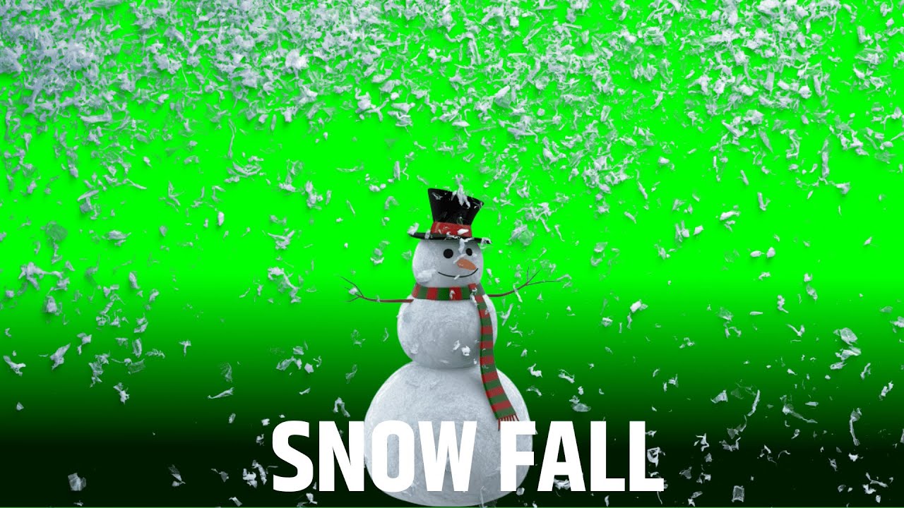 Snow Particles Green Screen Video || Green Screen || Chroma Key ...