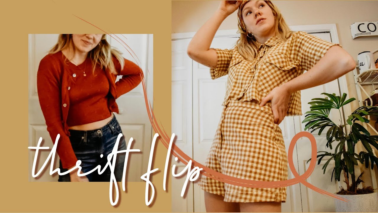 THRIFT FLIP | extreme diy clothing transformations from last week's ...