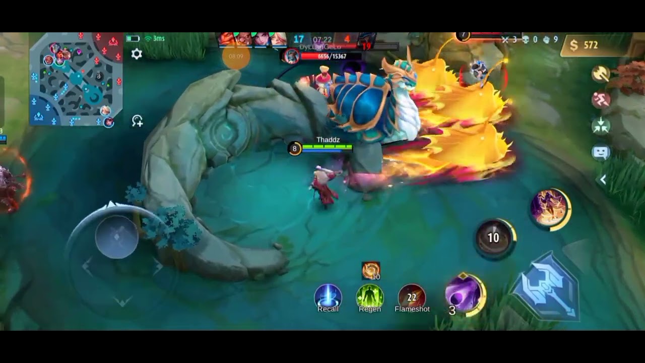 MOBILE LEGENDS BANG BANG | FULL GAME VIDEO USING LOU YI (MAGE) MID LINE ...