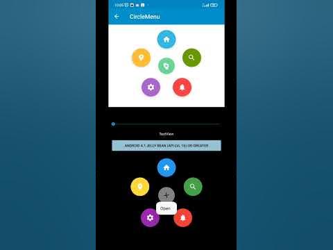 CircleMenu - YouTube