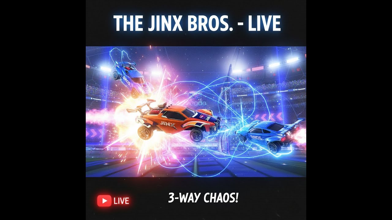 Rocket League LIVESTREAM: The Jinx Bros. + Dad Team Up for Chaos - YouTube