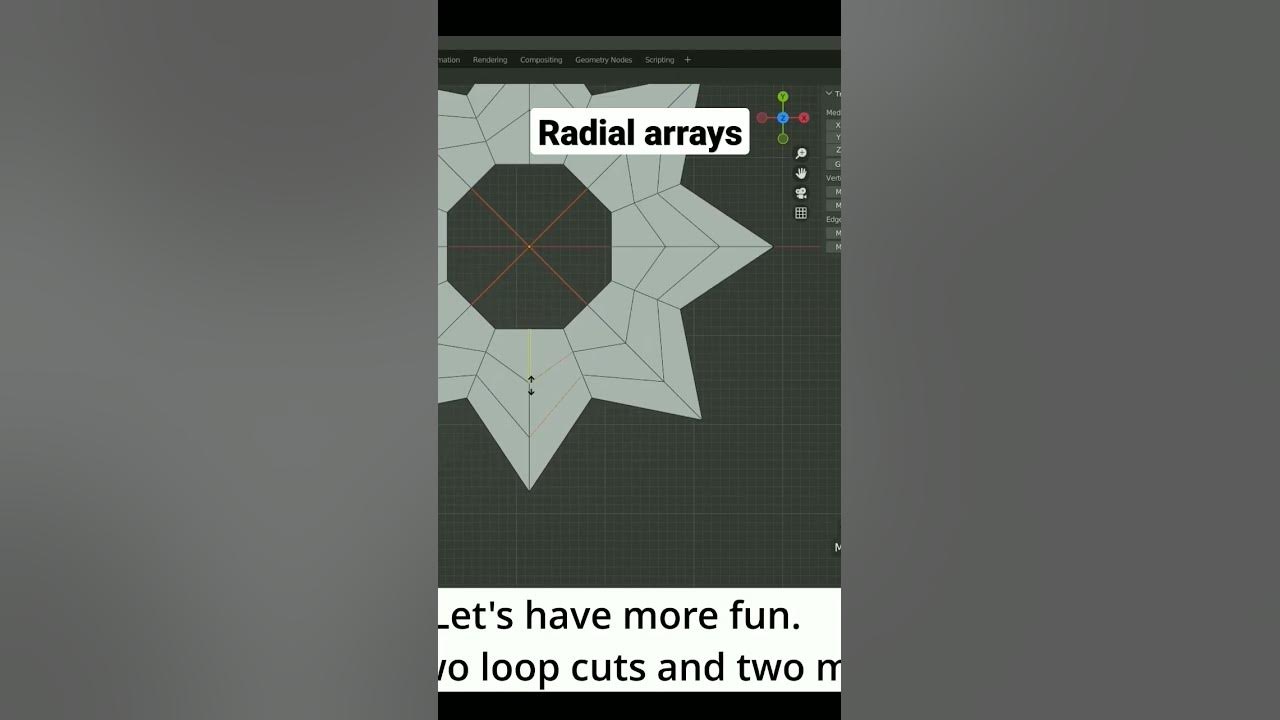 Non-destructive radial Arrays in Blender - YouTube