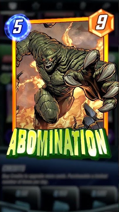 Marvel Snap - Abomination Shiny Logo - YouTube