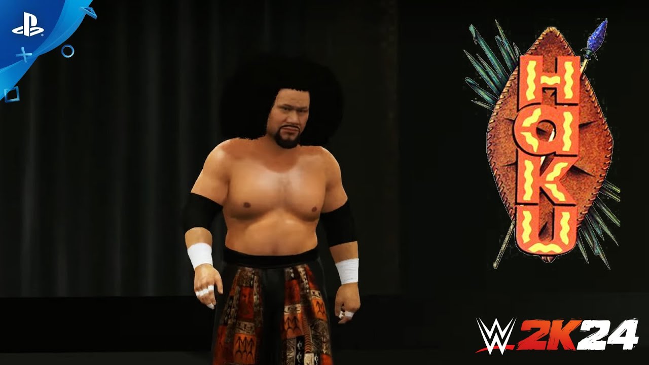 WWE 2K24 - TONGA GIANT - HAKU - OFFICIAL ENTRANCE - YouTube