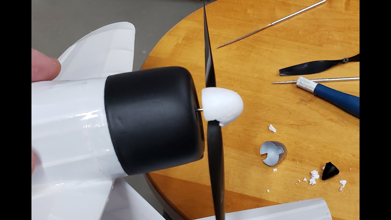 Making Foam Spinners for Model Airplanes - YouTube