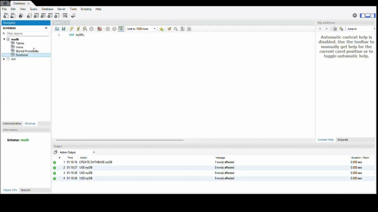 MySQL Project 2: 'Use A Database' Created by Trishanth Kumar - YouTube