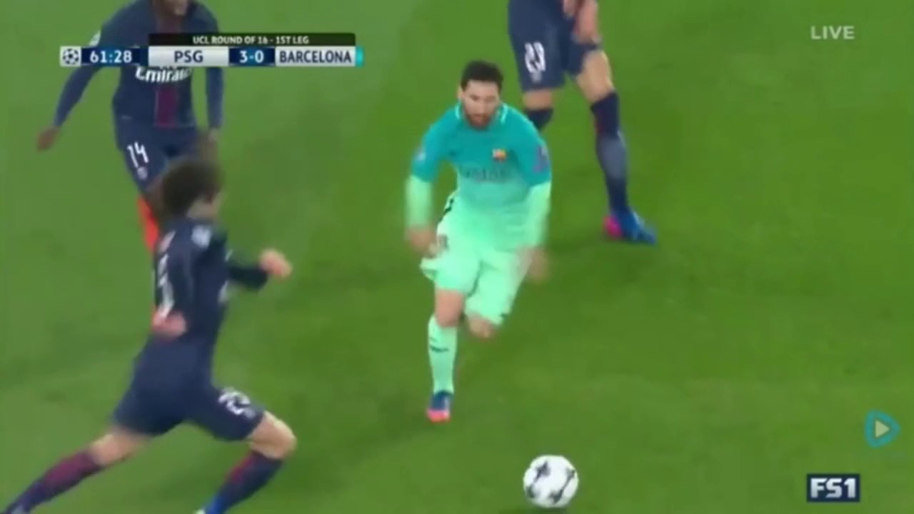 Adrien Rabiot nutmeg Lionel Messi - YouTube