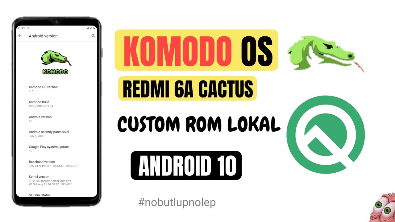 Custom Rom Redmi 6A Komodo OS Android 9 | Rom Lokal Mirip Nusantara ...