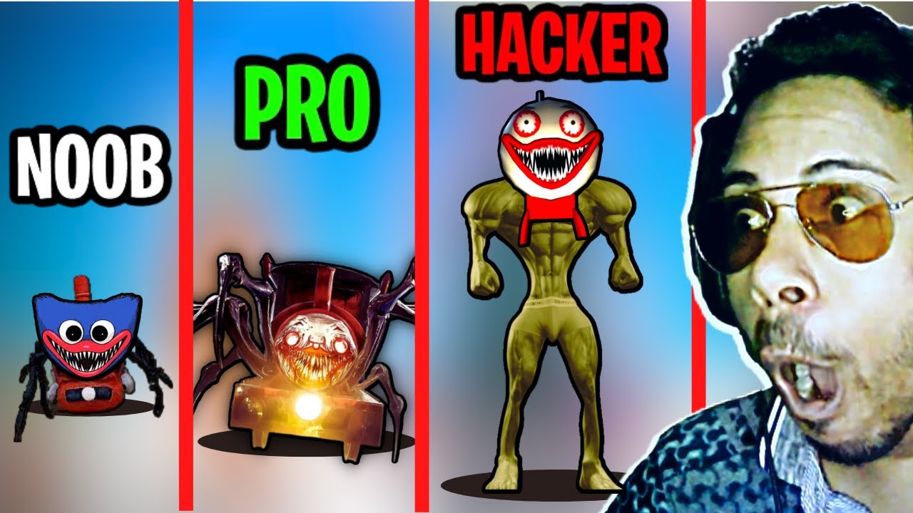 NOOB vs PRO vs HACKER In Choo Choo Charles Spider Train - Android Game ...