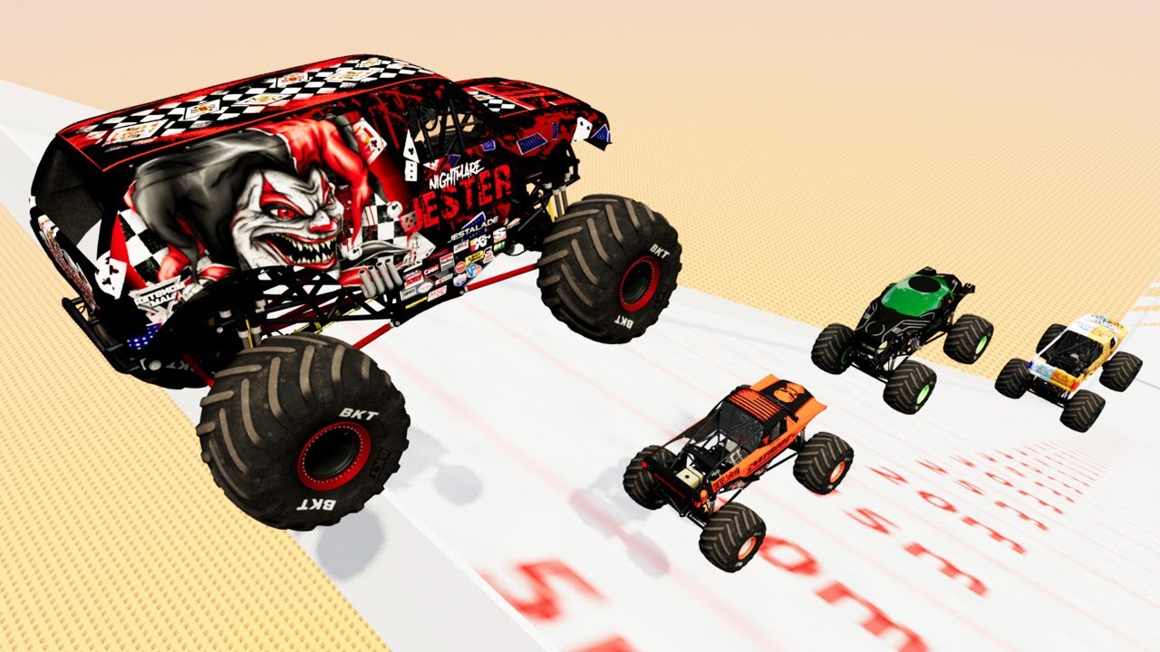 Epic High Speed Monster Truck Jump And Crashes #28 | Monster Jam ...