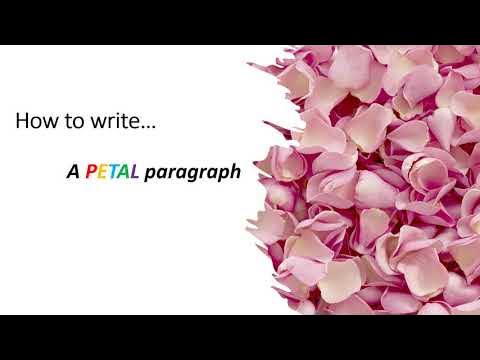 How to write a PETAL Paragraph - YouTube
