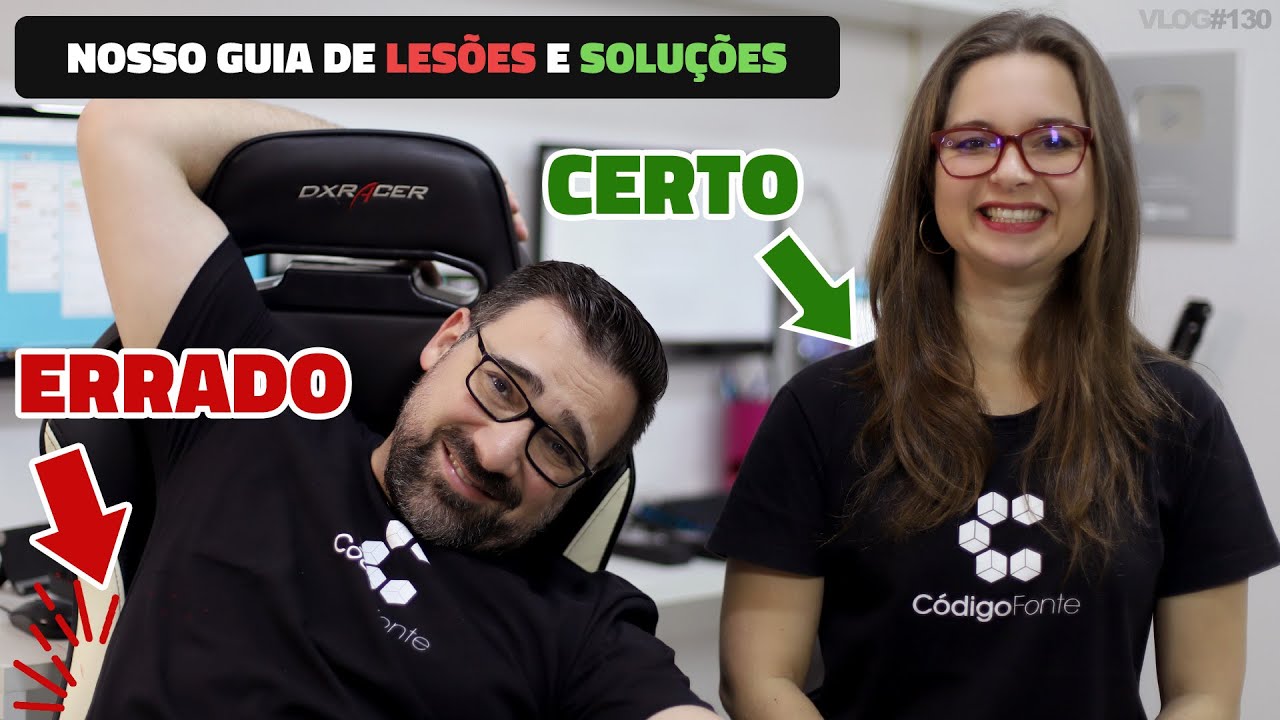 Saúde do Programador: Cadeira Gamer, Mesa com Ajuste de Altura, Teclado ...