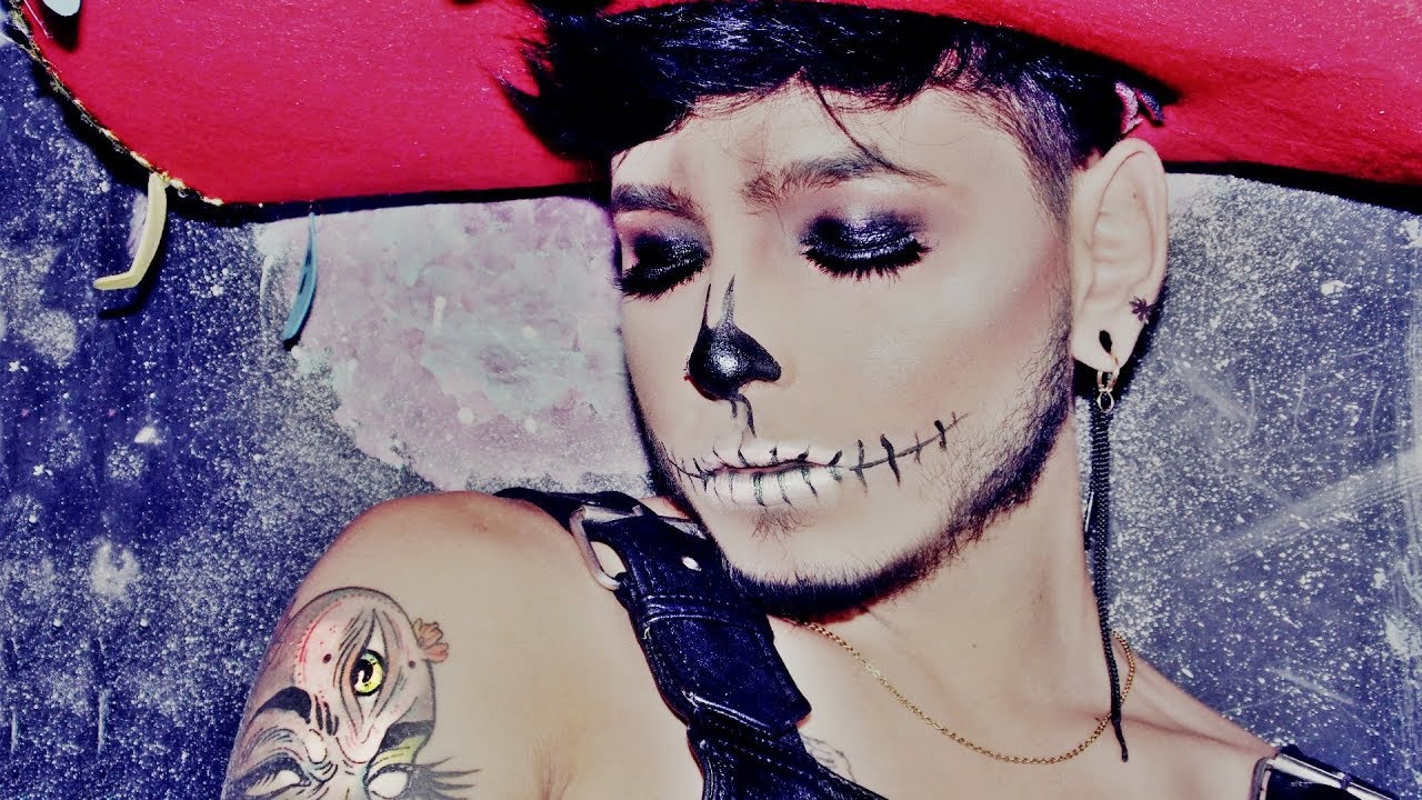 SKULL INSPIRED MAKEUP | Mandragora beauty - YouTube
