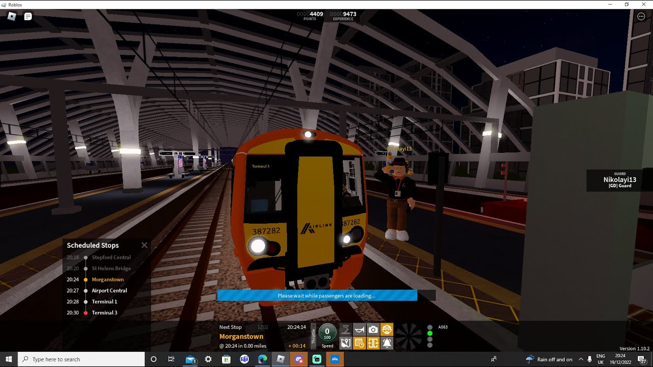 Driving class 387 from Stepford Central-Terminal 3 (via T1) and T3 ...