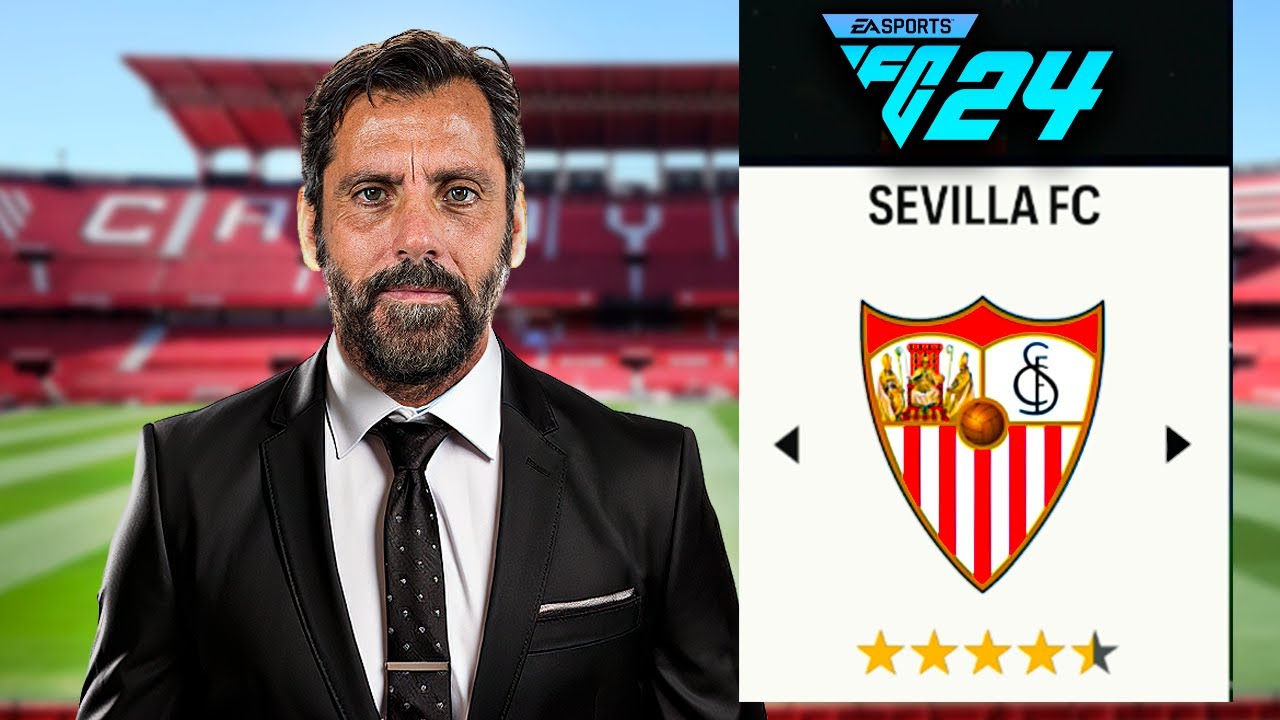 QUIQUE SANCHEZ FLORES RECONSTRUYE al SEVILLA FC en FC24 - YouTube