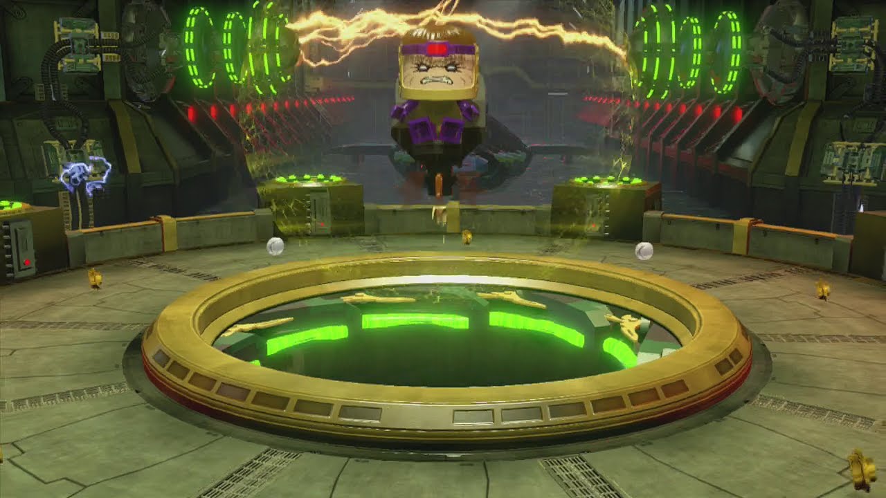 Lego Marvel Super Heroes - Modok Boss Battle HD - YouTube