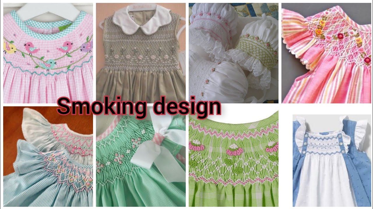smoking design// smoking frock design //smoking cap design - YouTube